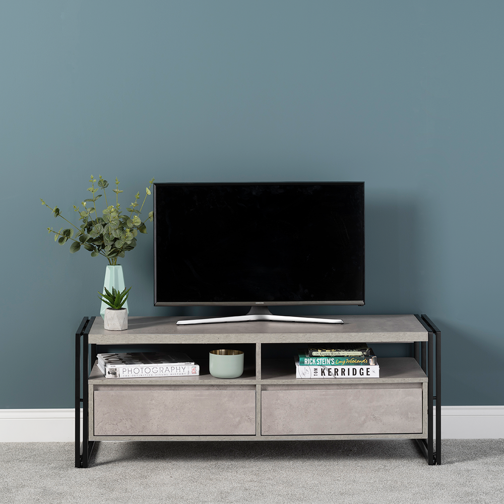Verona Black Matrix Tv Stand